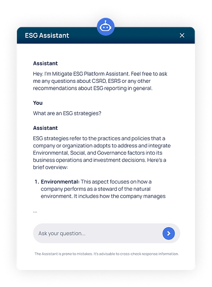 Double Materiality Assessment Software | Mitigate ESG